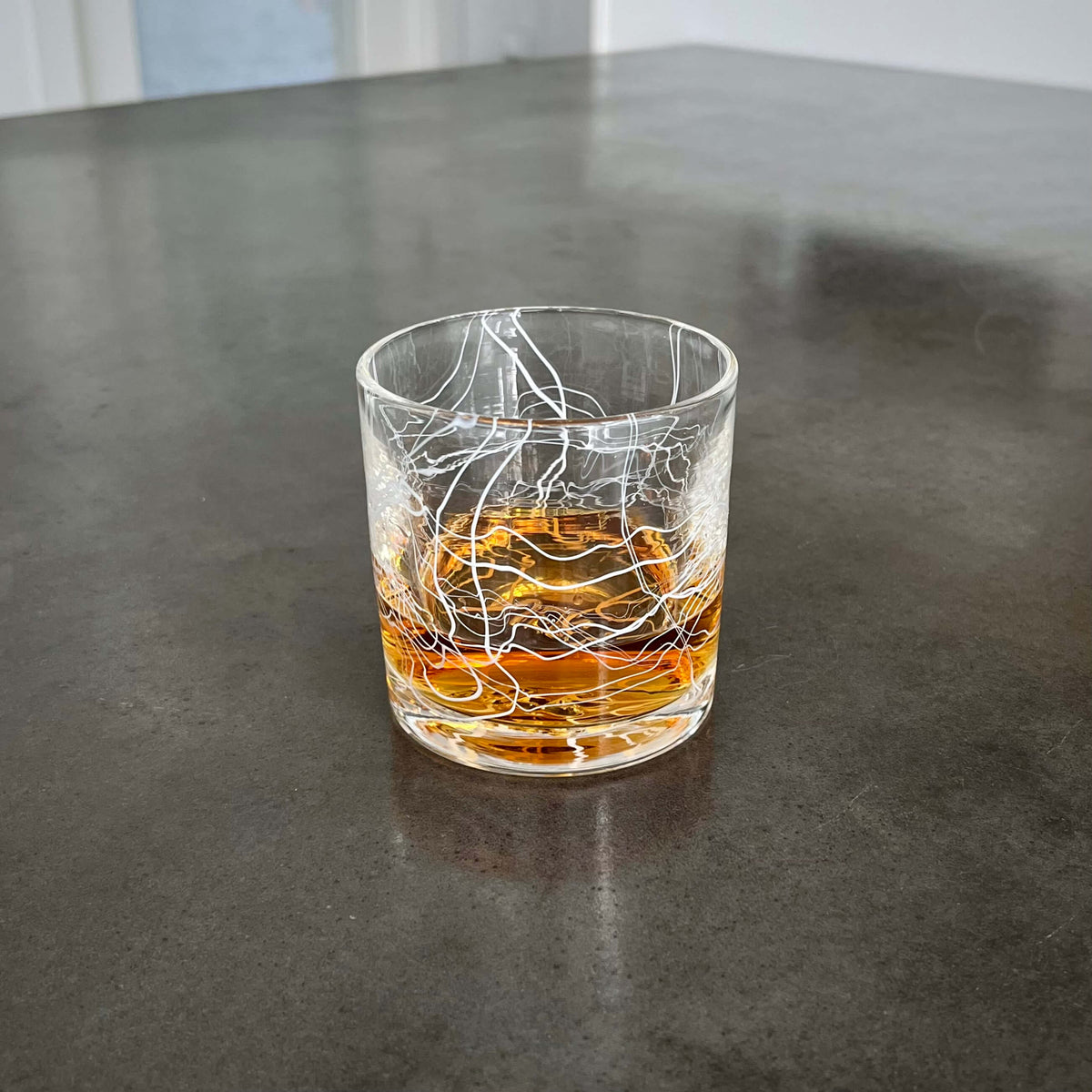 Strada in White | Rocks Glass – JFR Glass